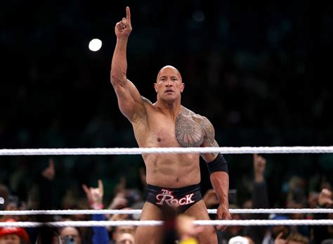 Dwayne The Rock Johnson Announces Surprise Wwe Return Us Weekly