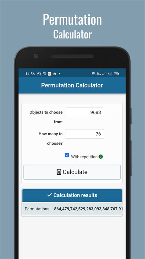 Permutation Calculator App On Amazon Appstore
