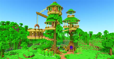Minecraft Treehouse Jungle