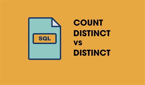 Sql Count Distinct Vs Distinct Whats The Difference Pdq
