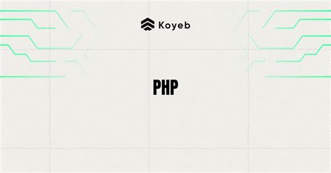 Deploy PHP One Click App Koyeb