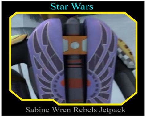 Sabine Wren Star Wars Rebels Jetpack D Printed Cosplay Prop Etsy