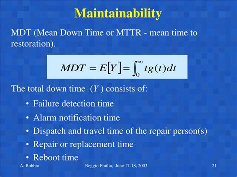 Ppt Dependability And Maintainability Theory And Methods Part 2 Repairable Systems