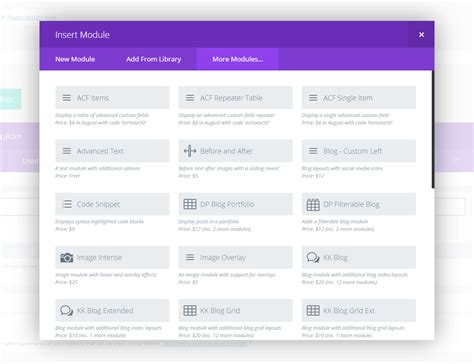 Divi Module Mate
