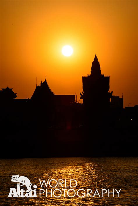 Phnom Penh Skyline At Sunset Phnom Penh Cambodia Michael Cook Flickr