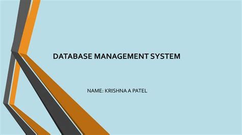 Dbms Introduction And Basics Pptx Databases Computer Software And Applications