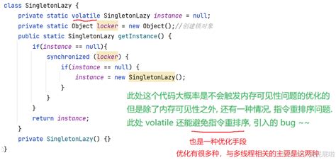 【javaee初阶】懒汉模式与饿汉模式及指令重排序问题饿汉模式为什么不会存在指令重排问题 Csdn博客