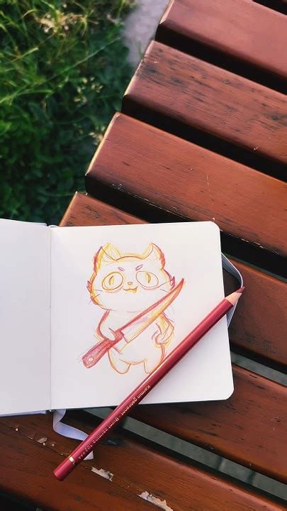 Арт ідеї для скетчбука малювання ілюстрації артблог художниця скетчбук кіт чиммалювати