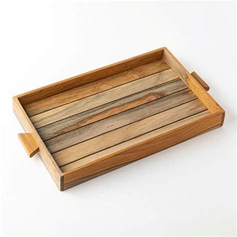 티크나무 직사각 우드 트레이 쟁반 Gma 32 홈플러스 택배배송