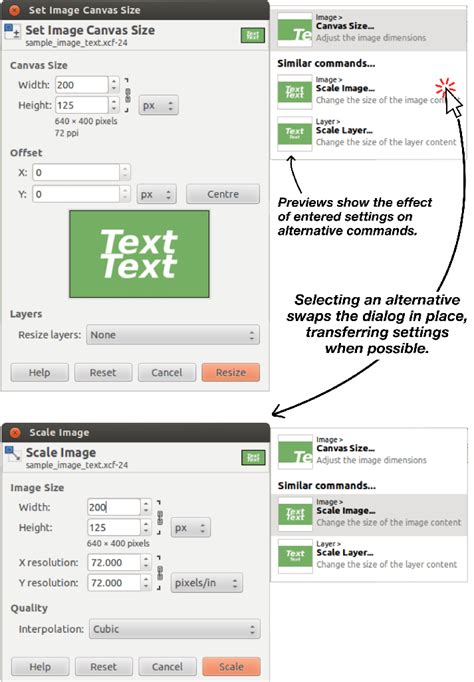 A Dialog Link Up For The Set Image Canvas Size Dialog In GIMP Download Scientific Diagram