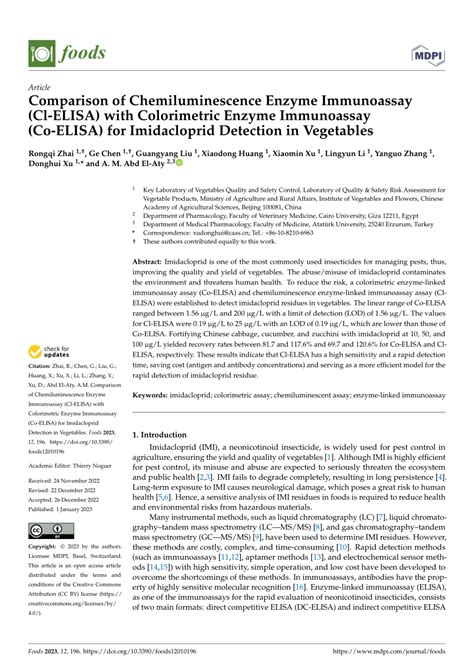 Pdf Comparison Of Chemiluminescence Enzyme Immunoassay Cl Elisa With Colorimetric Enzyme