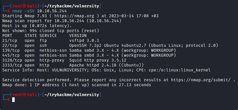Tryhackme Vulnversity Mr0widos Blog
