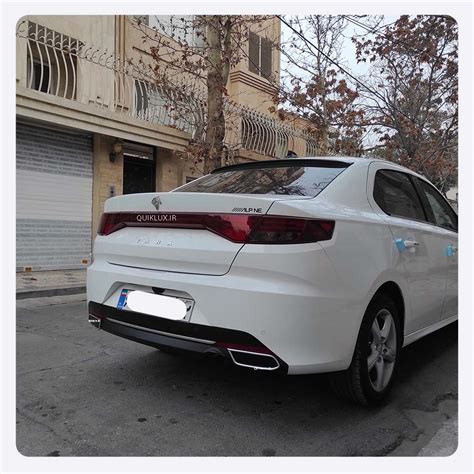 ماکت طرح اگزوز کروم عقب تارا کوییک شاپ