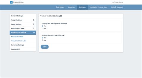 How To Add A Message To Your Addon SpiceGems Help Documents