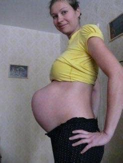 Sexy Girl Belly Bulge From Football In Her Uterus By
