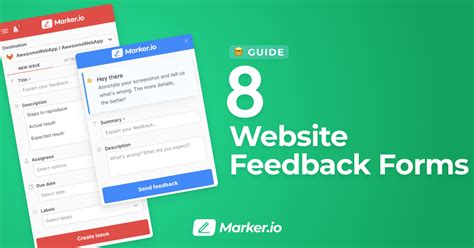 8 Website Feedback Forms Ideas Templates Examples