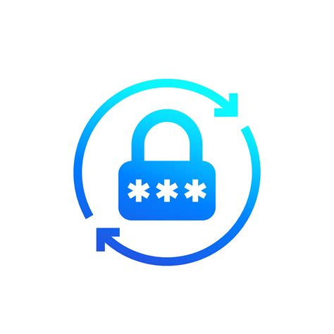 Password Reset Icon For Apps Vector 7536069 Vector Art At Vecteezy