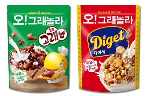 오리온 오 그래놀라 초코고래밥·다이제 2종 리뉴얼 출시 아시아경제