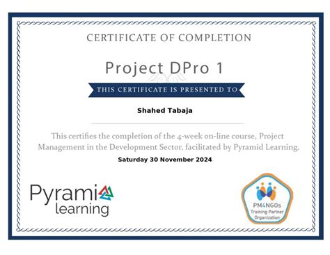 Projectmanagement Certification Learning Professionaldevelopment Growth Success Shahed