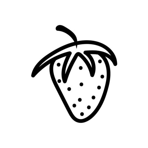 Strawberry Outline Vector Art Icons And Graphics For Free Download