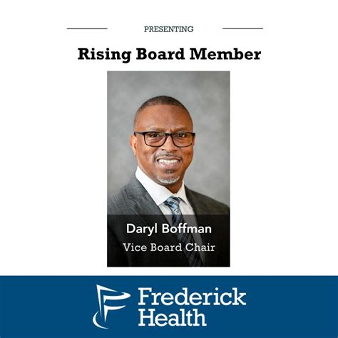 We Are Pleased To Share That Daryl Boffman Has Been Named Vice Chair Of