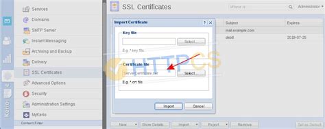 Tuto How To Install An Ssl Certificate On Kerio Connect