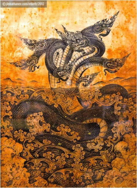พญานาค Arte Tailandés Arte Rara Arte