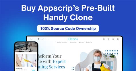 handy clone best on demand cleaning app for 2025