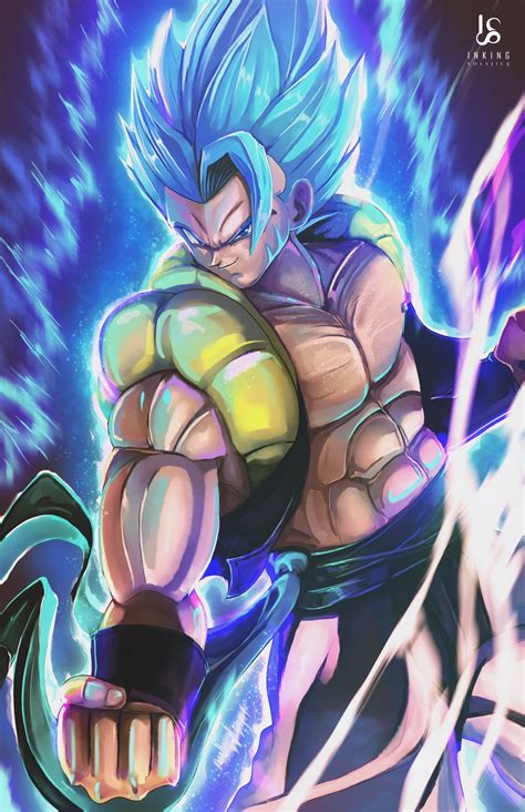 Awesome Gogeta Blue Fan Art By Inkingsolstice From Twitter Rdbz
