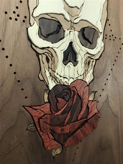 Scroll Saw Skull Rose Album On Imgur