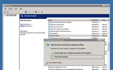 Pdq Inventory Fails To Start And Throws A Net Error Pdq Deploy And Inventory Help Center