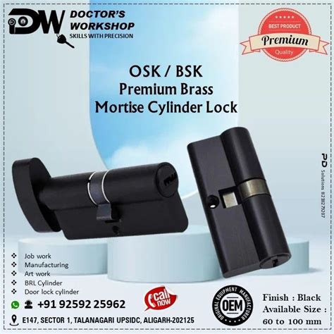 60mm Brass Mortice Lock Pin Cylinder Pvd Rose Gold At ₹ 325piece