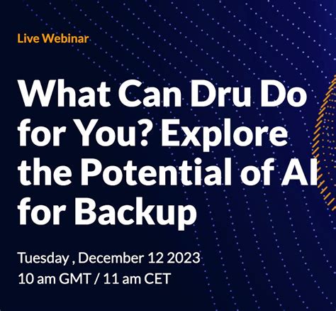 Thomas Schaeffer On Linkedin Druva Ai Druva Datareslience Saas Genai Aws Cloud