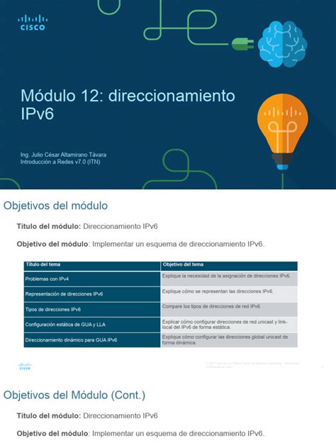 Itn Module 12 Pdf Yo Pv6 Protocolos De Comunicaciones