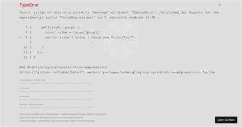 Proxy Codesandbox