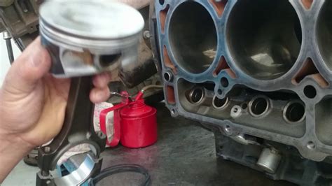 INSTALLING OF PISTON RING AND PISTON YouTube