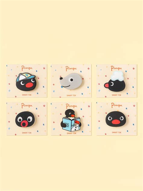 핑구 핑구 캐릭터 뉴트로 이지그립 톡톡 스마트톡 핸드폰거치대 위시버킷