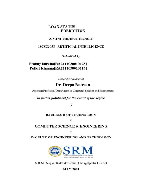 Loan Status Prediction Pdf Support Vector Machine Machine Learning