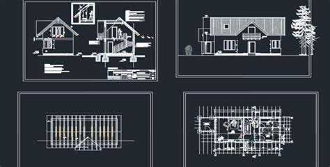 Wooden House Detail Autocad Drawings Free Dwg Cadsample Com Free Dwg Cad File