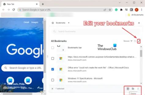 Disable Or Enable Power Bookmarks Sidebar In Chrome