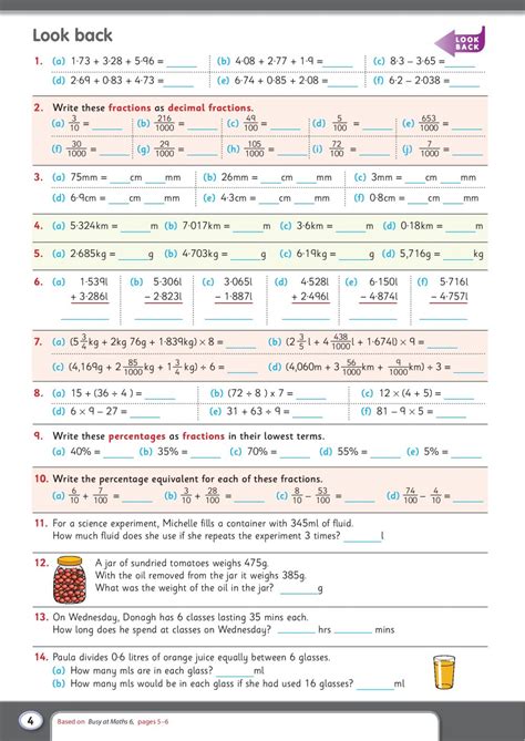 Mycjfallon Busy At Maths 6 Sixth Class Shadow Book
