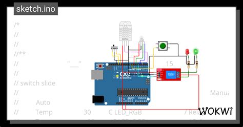 Test Dht22relayswled Rgb Wokwi Esp32 Stm32 Arduino Simulator