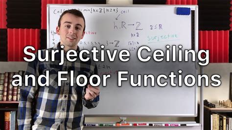 Surjective Ceiling And Floor Functions Functions And Relations Surjective Functions Youtube