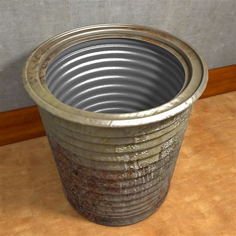 나사와 못을 가진 양철 깡통 3d 모델 29 C4d Obj Free3d