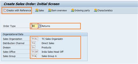 Sap Sd Create Return Request