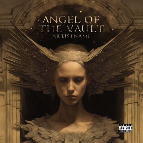 Buy Angel Of The Vault Portrait Premade Album Cover Art • Buy Cover Artwork