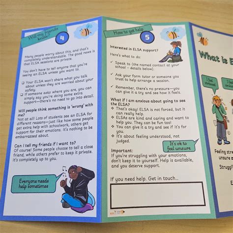 Teen Elsa Pupil Leaflet Item 687 Elsa Support