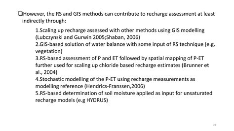 Application Of Remote Sensing And Gis For Groundwater Pptx Geography Science