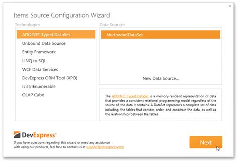 Adonet Typed Dataset Wpf Controls Devexpress Documentation
