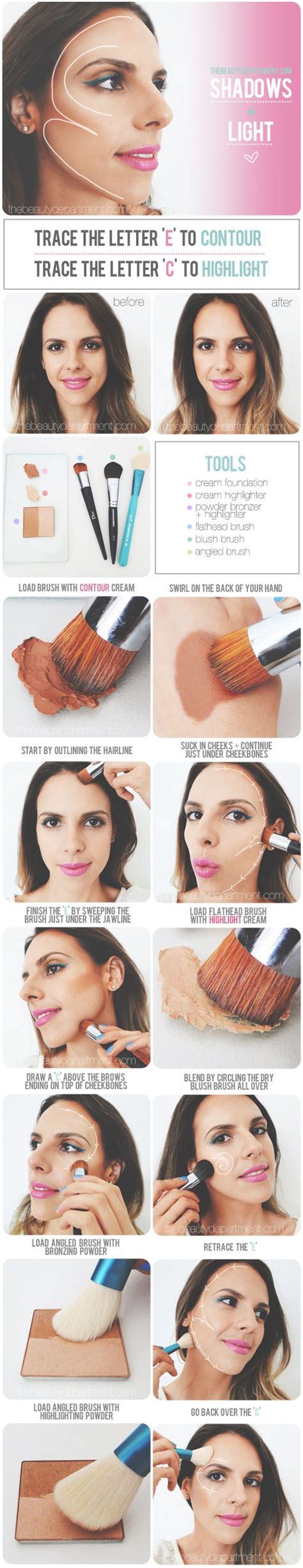 10 Light Contouring Tutorials For Every Girl Pretty Designs